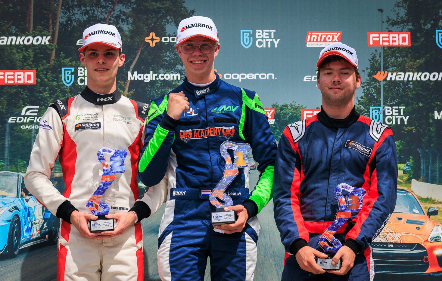 Uit de schaduw treden van De Backer en de Leeuw… - Ford Fiesta Cup BE